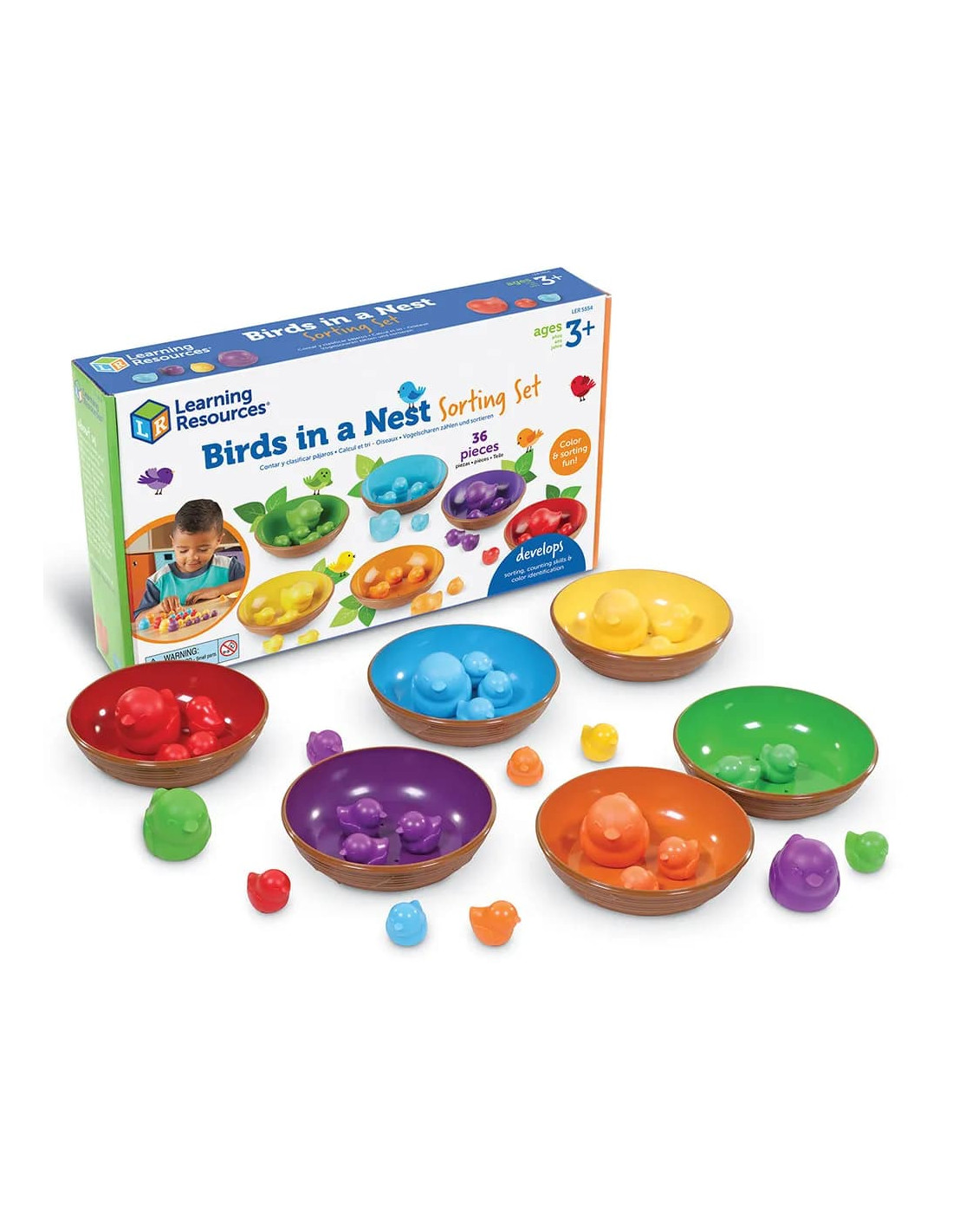 JUEGO CLASIFICACIÓN PARAJOS EN EL NIDO LEARNING RESOURCES